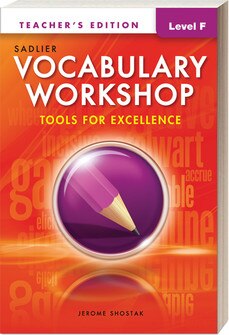 Shop | Vocabulary Workshop, Tools for Excellence | Teacher | Gr. 6–12+